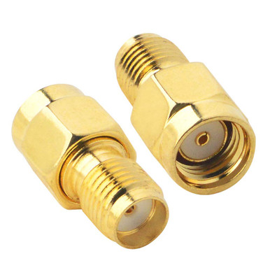Boobrie SMA RF Coaxial Coax Adapter SMA Female (No Pin) to RP-SMA Male ...