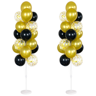 Balloon Column Kit Set of 2 With Balloons Included - with Base, and ...