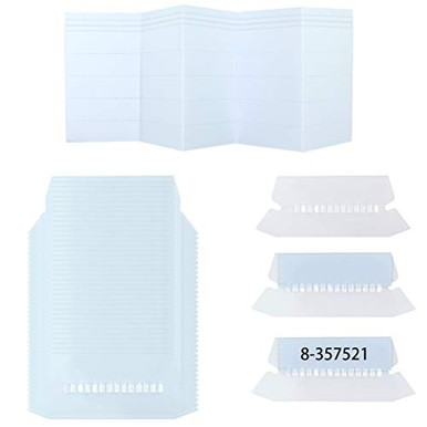 100 Sets Hanging Folder Tabs and Inserts for Quick Identification of ...