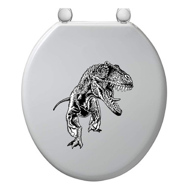 Epic Designs Bathroom Toilet Sticker Decal Tyrannosaurus Rex Toilet ...