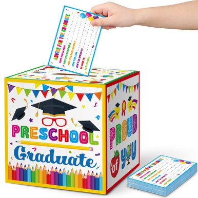 Funrous 2023 Preschool Graduation Card Box Kindergarten Congrats Grad ...