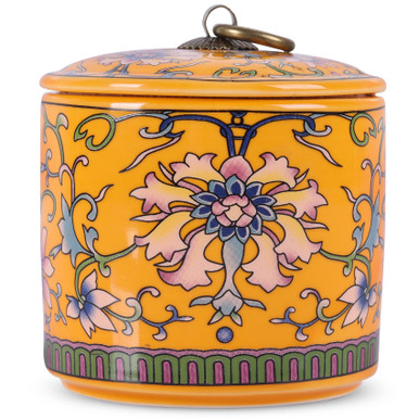 XINGYAN Ancient Chinese Style Ceramic Mini Royal Ginger Jar,Tea Storage ...
