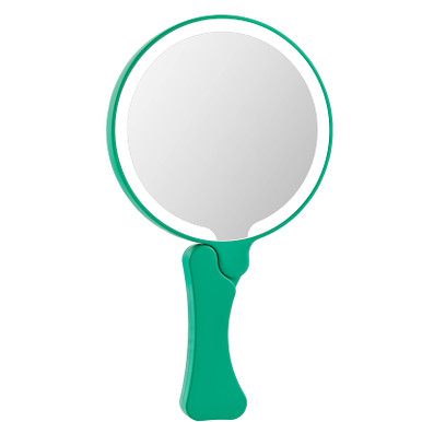 Hand Mirror with Light, Rechargeable Lighted Travel Makeup Mirror ...
