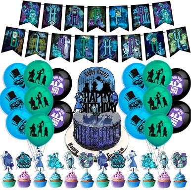 Haunted Birthday Decor, Birthday Party Decorations Set Include Happy ...