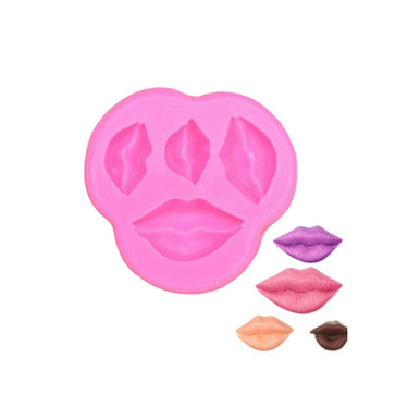 Kiss Collection Lips Fondant Molds, Lip Candy Silicone Mold for ...