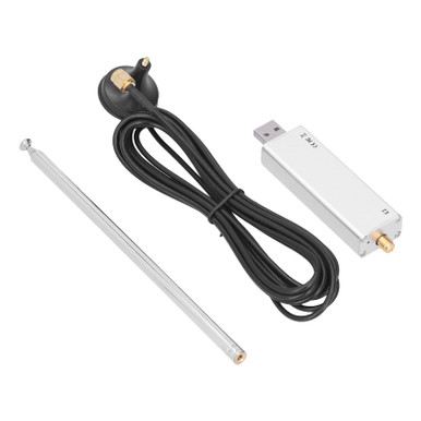 RTL SDR R820T2 V3 RTL2832U Tuner + Telescopic Antenna + Antenna Base ...