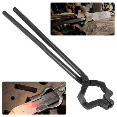 Bonbo Knife making Tongs Blacksmith Tongs 16"Z- V-Bit Style Tongs, Z ...