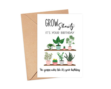 Plant Birthday Card - Plant Lady - Plant Lover - Funny 90'S Kid ...