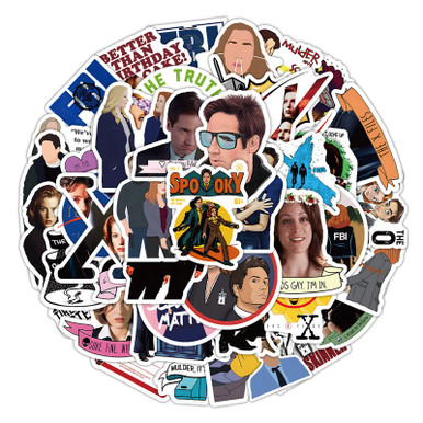 50pcs The X-Files Stickers Cool Classic TV Stickers for Teens Laptops ...