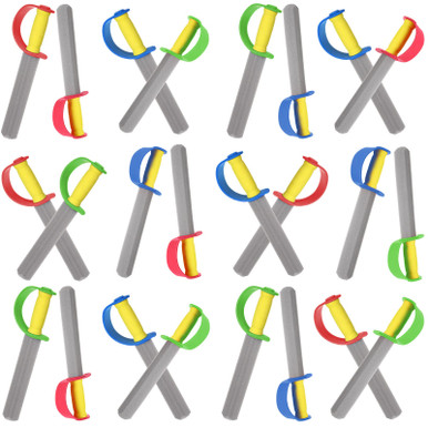 Honoson 24 Pcs 16 Inch Foam Swords Foam Prince Sword Toy Fake Swords ...