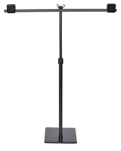 Tabletop T-Shape Stand for PVC Backdrop Flat Base Heavy Duty Stand for ...