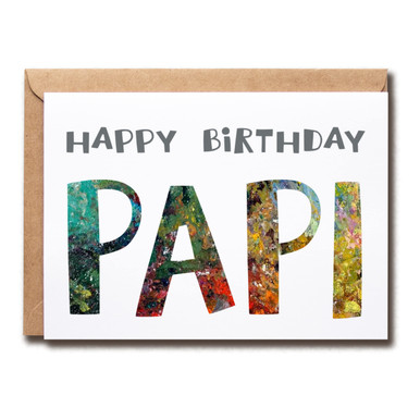 Happy Birthday Papi - Papi Birthday Card - Papi Card - Card For Papi ...