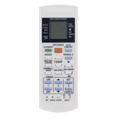 WINFLIKE New A75C3300 Air Conditioner Remote Control Replacement A75C3300 Replaced Remote ...