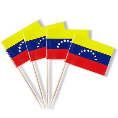 Venezuela Flag Venezuelan Small Toothpick Flag Decor Mini Cupcake ...