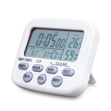 Gvtufeil Digital Kitchen Clock Timer with Alarm, Visual Countdown Timer ...