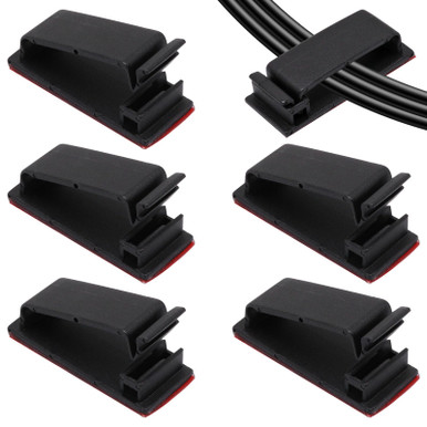 YuGtcen 50pcs Self Adhesive Cable Management Clips, Adhesive Cable ...