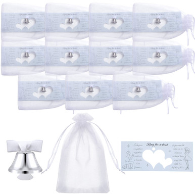 100 Set Wedding Bells with Reception Cards Guests Wedding Favors Set ...