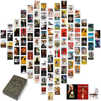 LAPNOXX Movie Posters Post Card, 94PCS Vintage Posters of Classic Movie ...