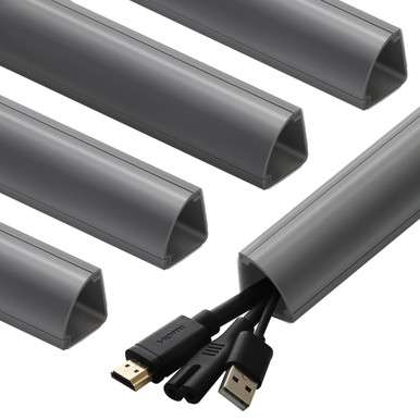 Corner Cable Concealer, 85-inch Corner Cord Cover, Large Capacity ...