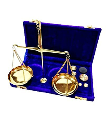 Old Traditional Goldsmith Weight (tarazu) showpiece Brass Weighing ...