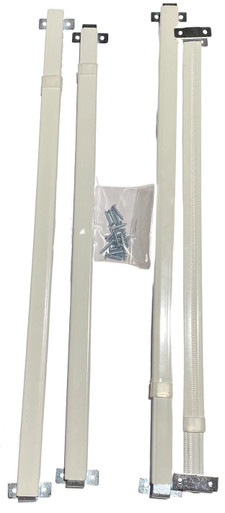 Amazing Drapery Hardware Sash Curtain Rods 18-28 inch, 4 rod Pack ...