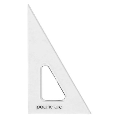 Pacific Arc's Scholastic Triangle - 6 inch - Clear - 30/60 Angle ...