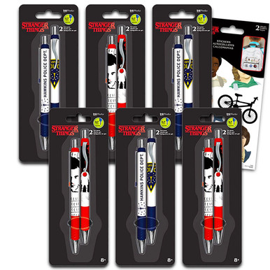 Stranger Things Pens Set - 12 Pack Bundle with Stranger Things Pens ...