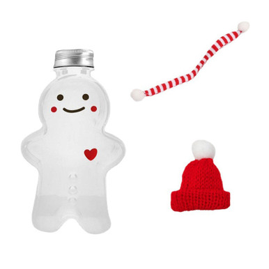 Gingerbread Man Water Bottle, 500ml Cute Cartoon Safe Drinking Cup ...