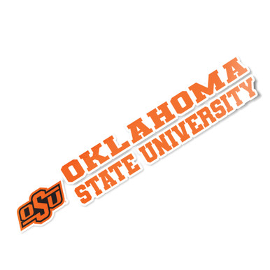Oklahoma State University OSU Cowboys Name Logo Vinyl Decal Laptop ...