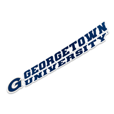 Georgetown University Hoyas GU Name Logo Vinyl Decal Laptop Water ...
