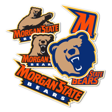 Morgan State University Sticker MOR Bears Stickers Vinyl Decals Laptop ...