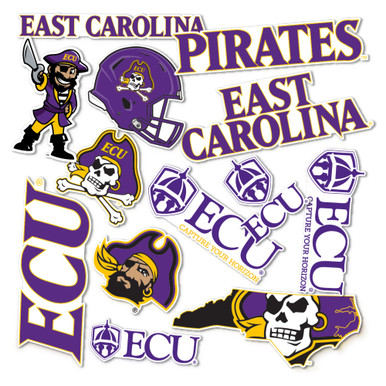 ECU East Carolina University Sticker Vinyl Decal Laptop Water Bottle ...