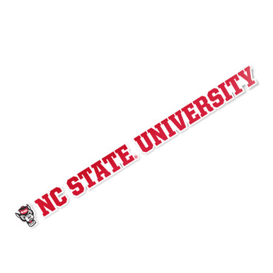 North Carolina State University Sticker Wolfpack NC State NCSU Name ...