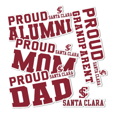 Desert Cactus Santa Clara University Sticker Vinyl Decal Laptop Water ...