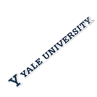 Yale University Name Logo Vinyl Decal Laptop Water Bottle Car Scrapbook ...