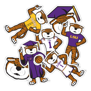 LSU Sticker Tigers Geaux Louisiana State University Stickers Vinyl ...