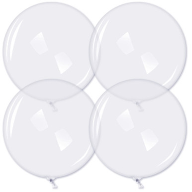 Clear Bobo Balloons,20 Pcs Bubble Balloons Clear 20 inch Helium ...