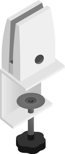 USA Sealing ZBRCKT-2 Slotted Support Bracket, Mountable to Edge Surface ...