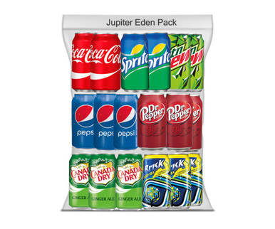 Jupiter Eden Soda Variety Bundle | Multi Flavor Soft Drink Pack ...