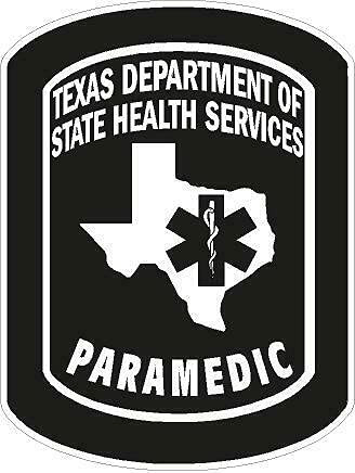 Texas Paramedic Decal 4 in. Paramedic Firefighter Rescue EMT EMT ...
