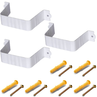 Downspout Adapter Gutter Strap Square Pipe Fixed 3''x4'' Leader Strap ...