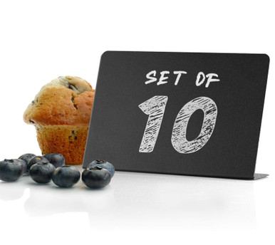 Set of 10 Small Chalkboard Signs 3x4 inches - Food Signs for Party ...