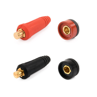 Luckyweld Welding Cable Panel Connector, 2 Set DKJ35-50 Welding Lead ...