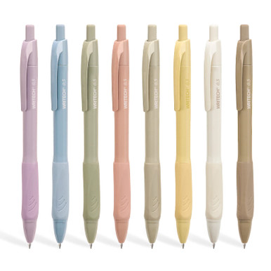 WRITECH Fine Point Gel Pens: Aesthetic Morandi Barrel Soft Grip with 0 ...