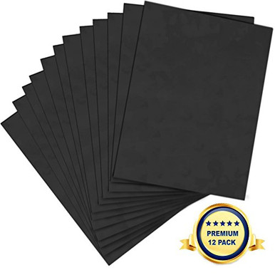 Foam Board 20 x 30 x 3/16" - Premium 12 Pack - Black Poster Board, Acid ...