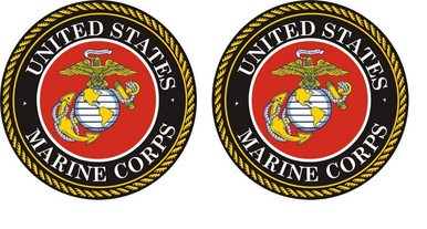 Veteran Marine Compatible Corps Logo Sticker (United States Veteran ...