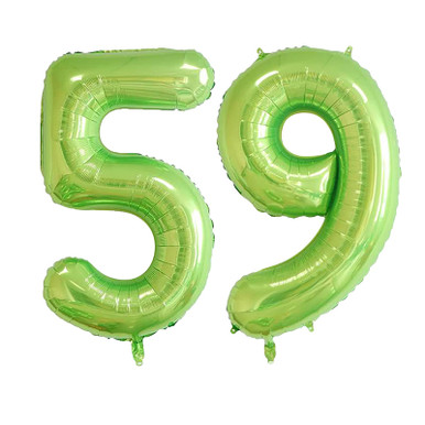 ESHILP 40 Inch Number Balloon Foil Balloon Number 59 Jumbo Giant ...
