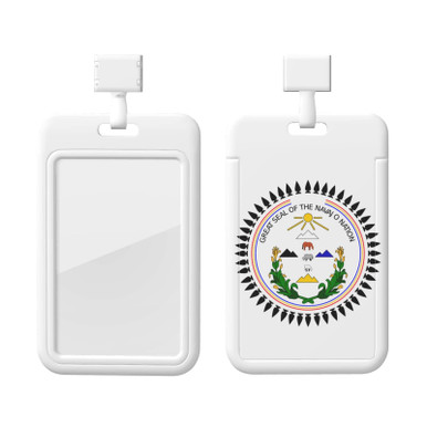 Seal of Navajo Nation Badge Holder Id Badge Card Holder with Clear ...