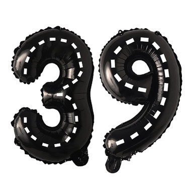 ESHILP 40 Inch Number Balloon Foil Balloon Number 39 Jumbo Giant ...