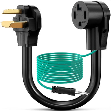 TOVEN-RV 4 Prong to 3 Prong Dryer Adapter, Dryer Convert Cord NEMA 10 ...